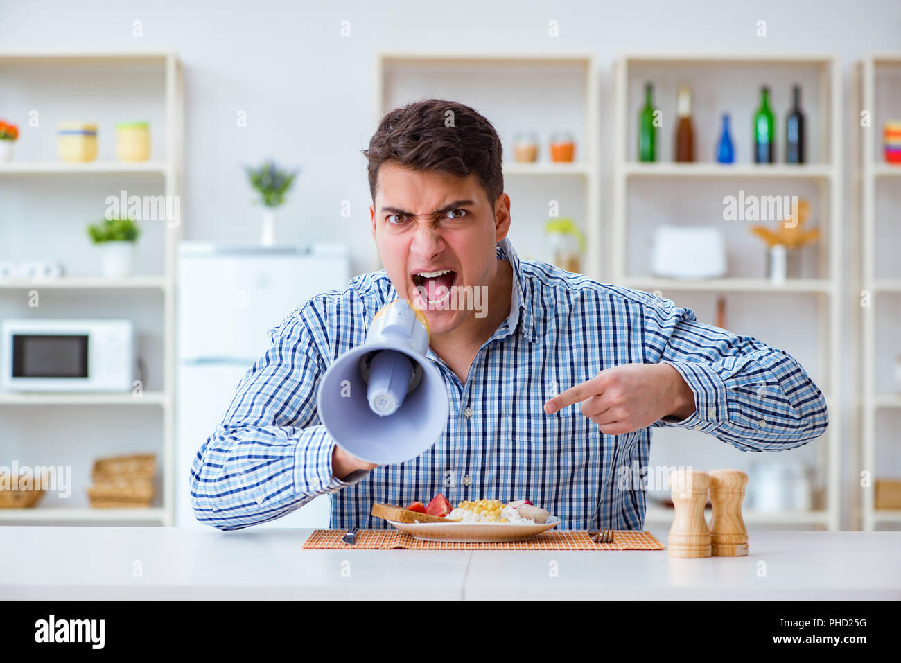 Wife dinner husband unhappy hi-res stock photography and images - Alamy