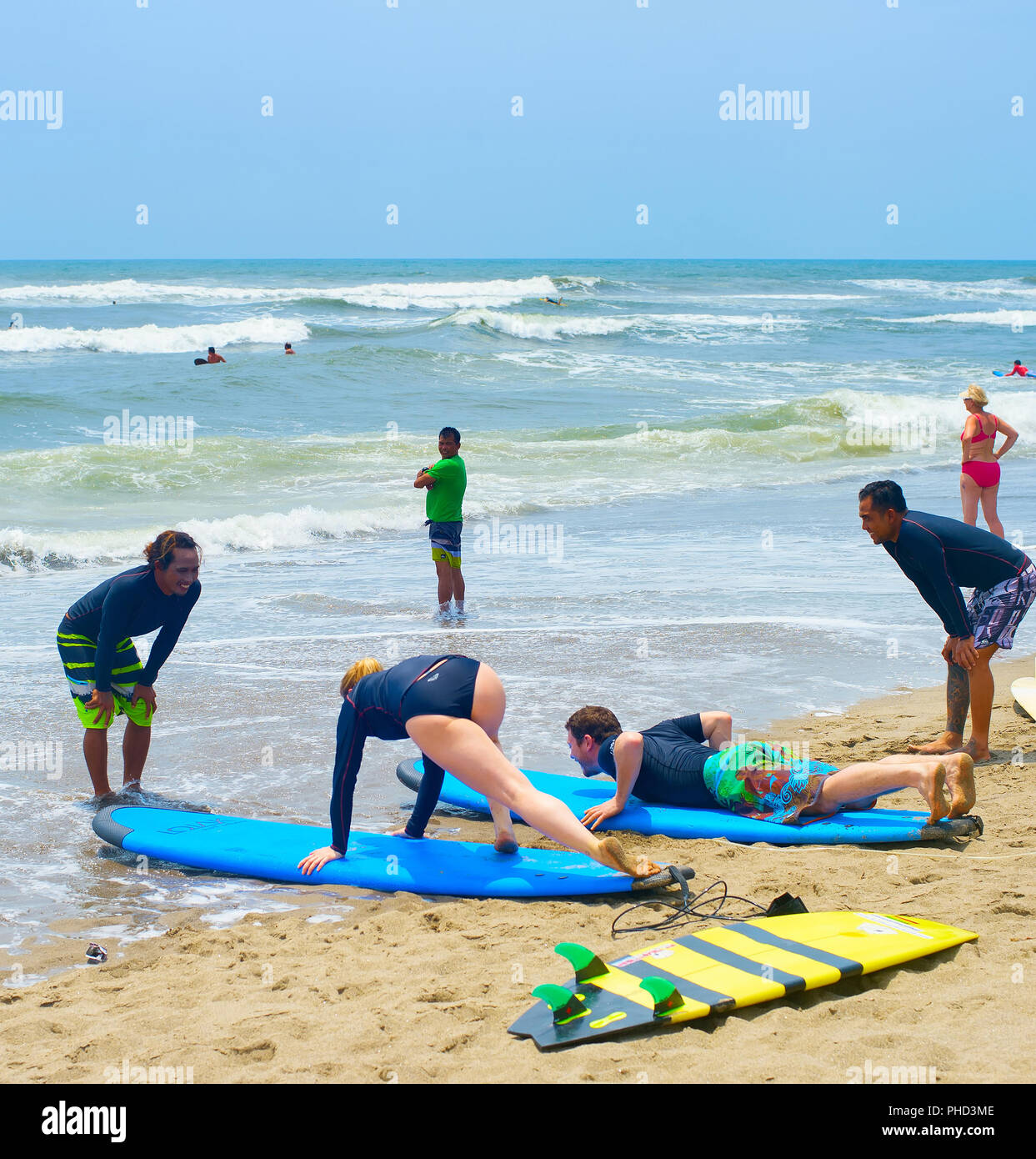 Surf lesson bali hi-res stock photography and images - Alamy