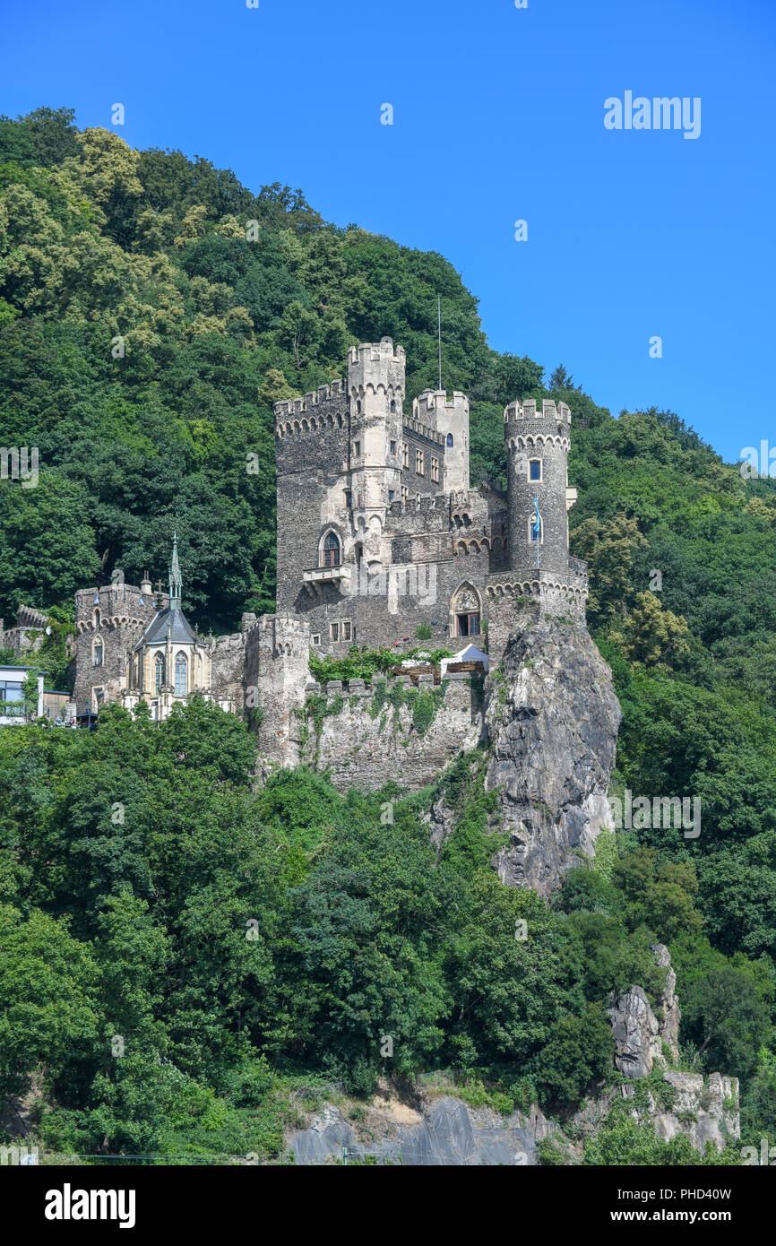 Schloss burg rheinstein hi-res stock photography and images - Alamy