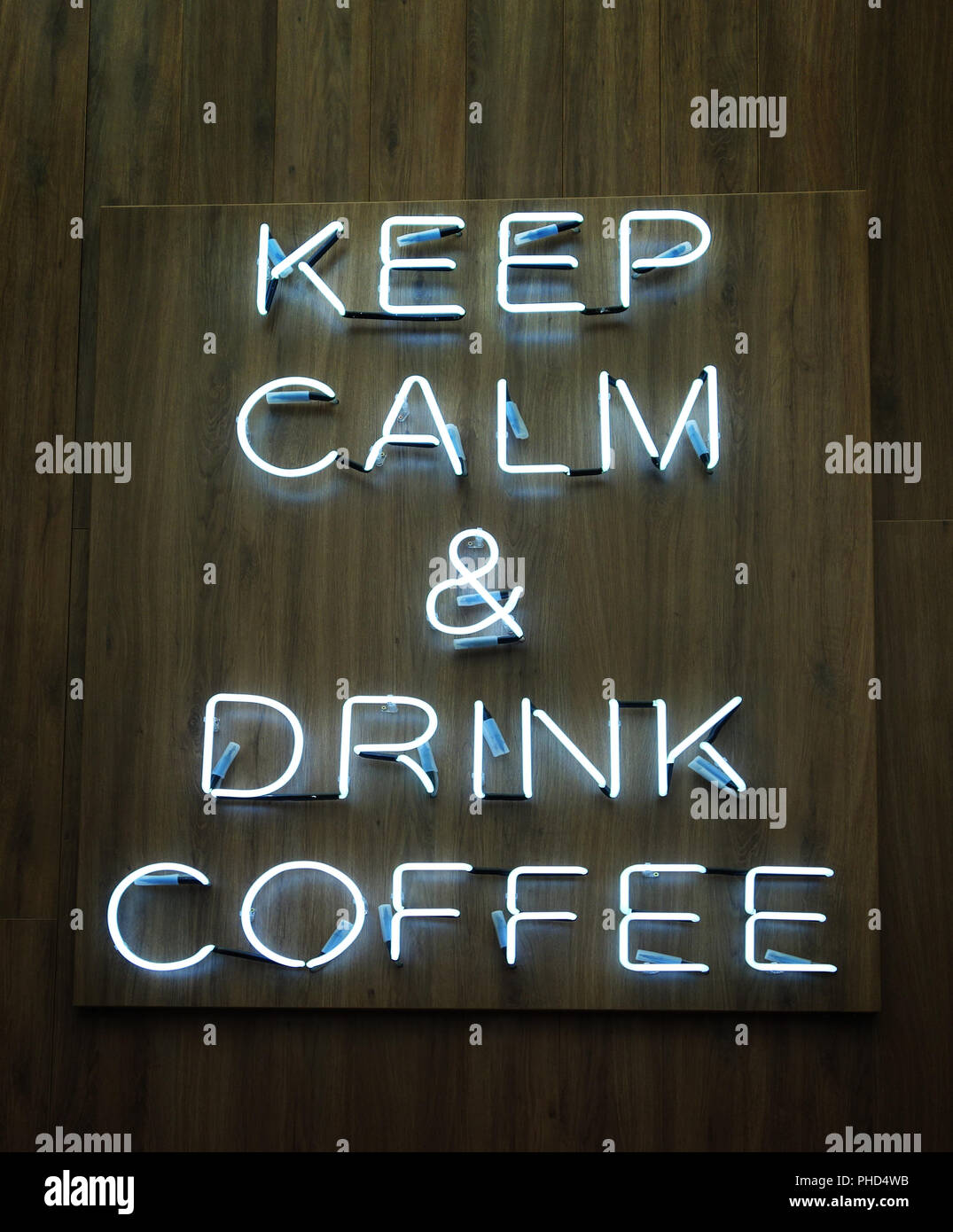 Keep calm drink coffee sign hi-res stock photography and images - Alamy