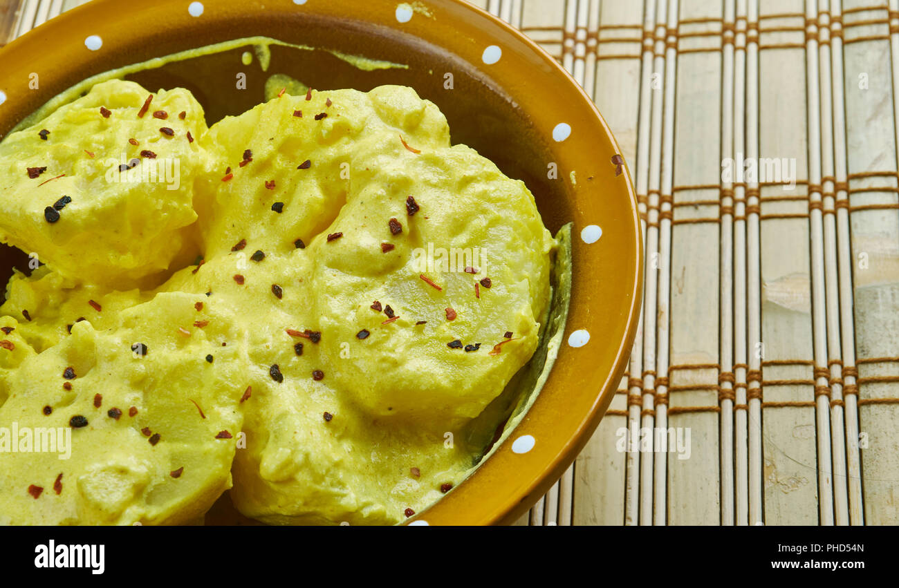 Kashmiri dum aloo Stock Photo - Alamy