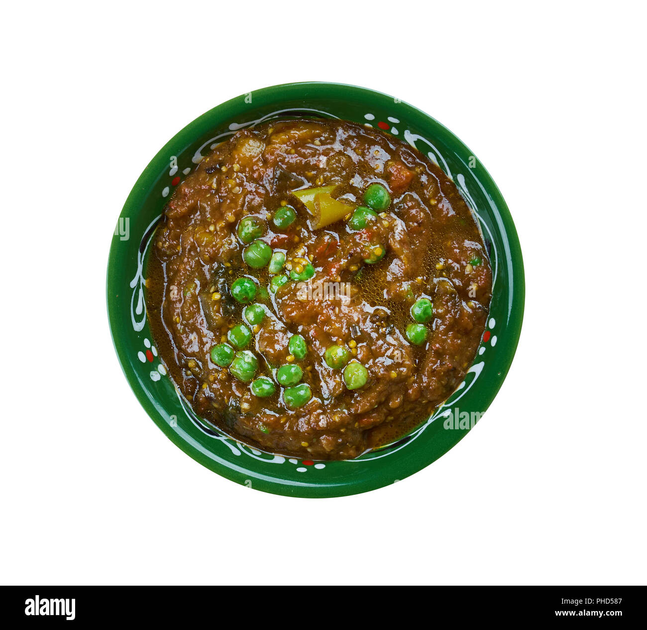 Punjabi Baingan Bharta Stock Photo - Alamy