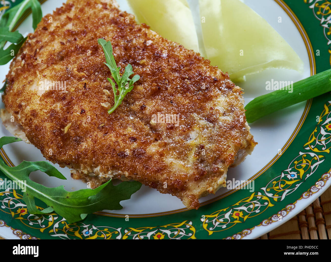 Israeli Chicken Schnitzel Stock Photo - Alamy