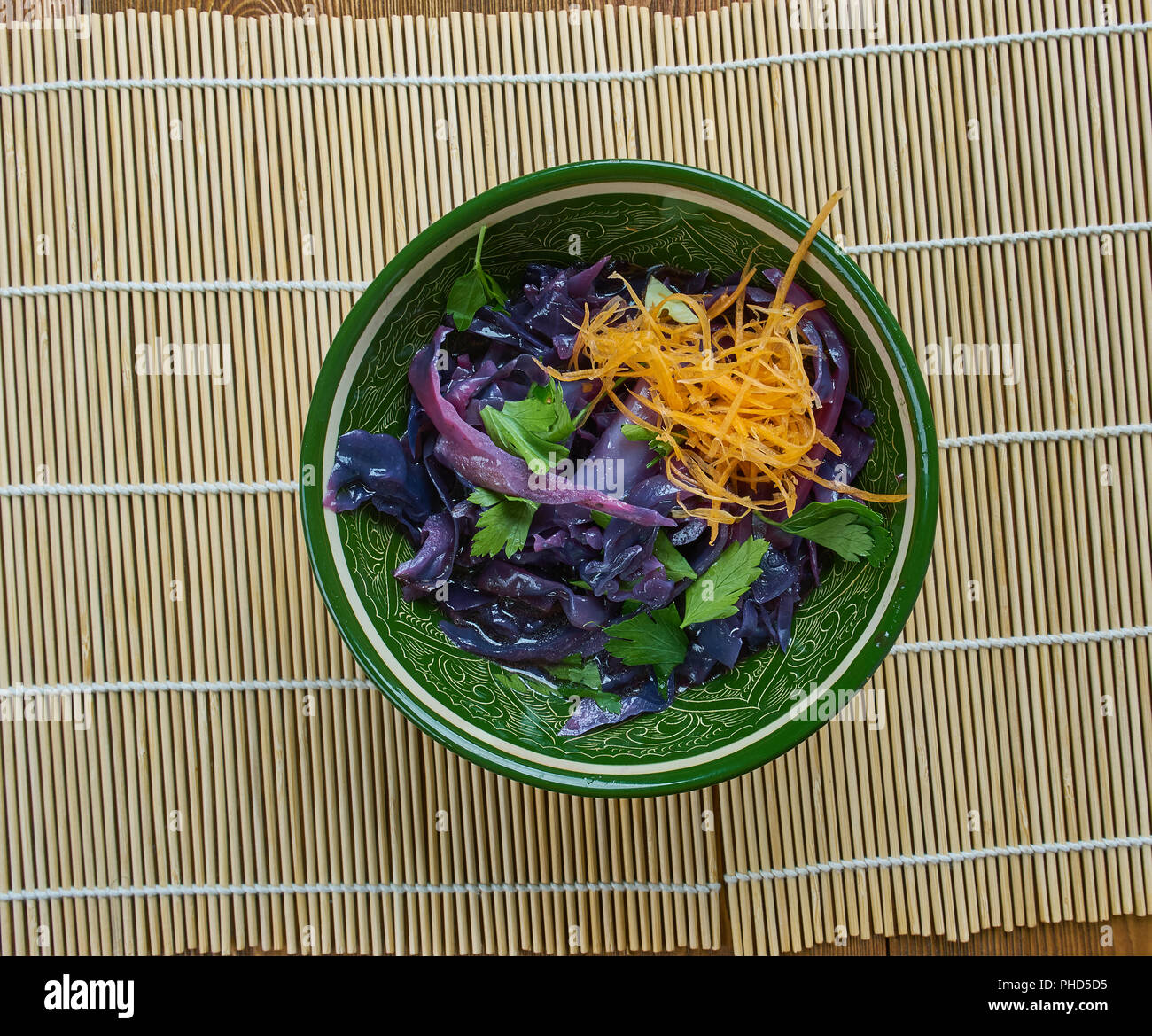 Chinese braised red cabbage Stock Photo - Alamy