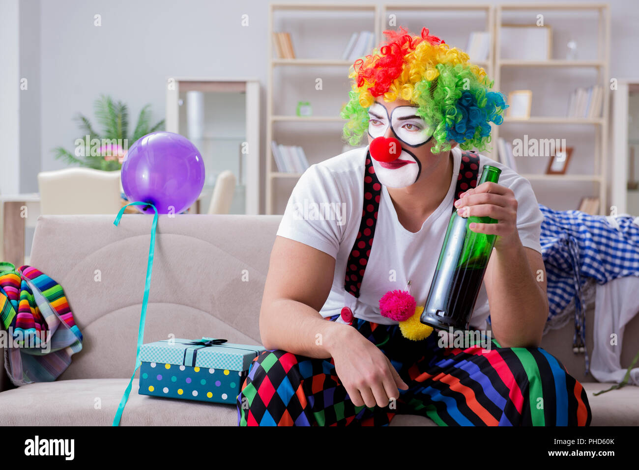 Drunk clown hi-res stock photography and images - Alamy