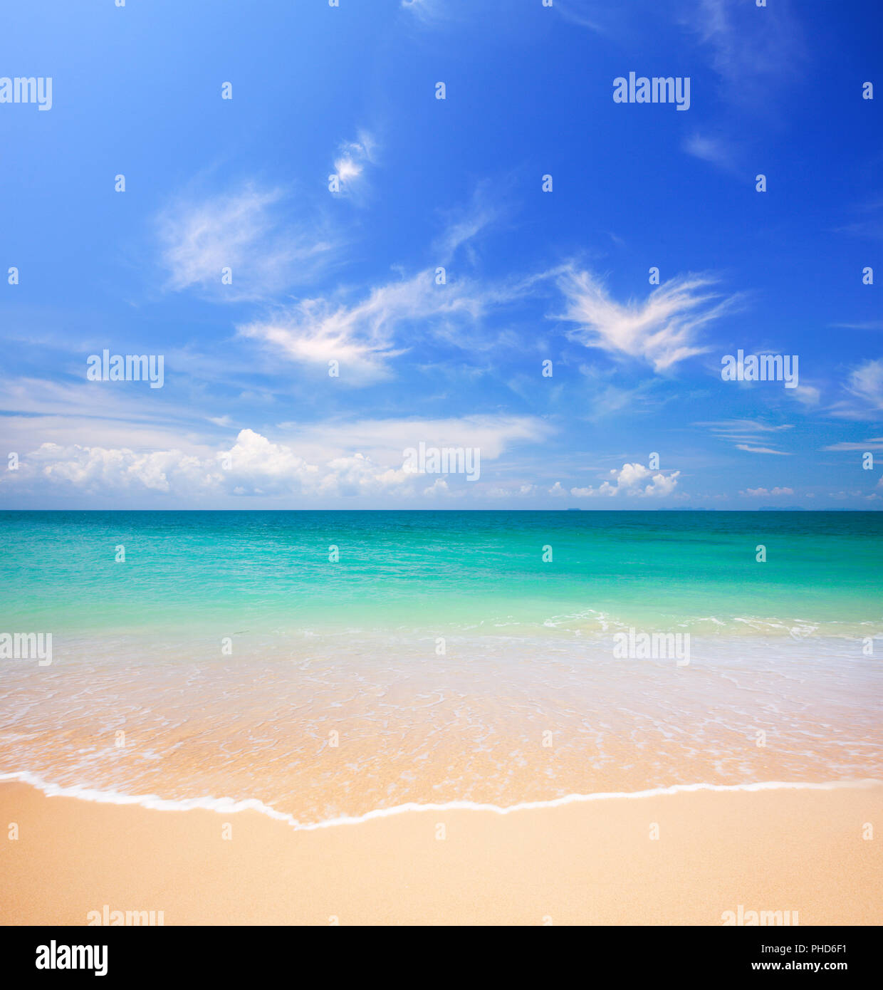 beach and tropical sea Stock Photo - Alamy