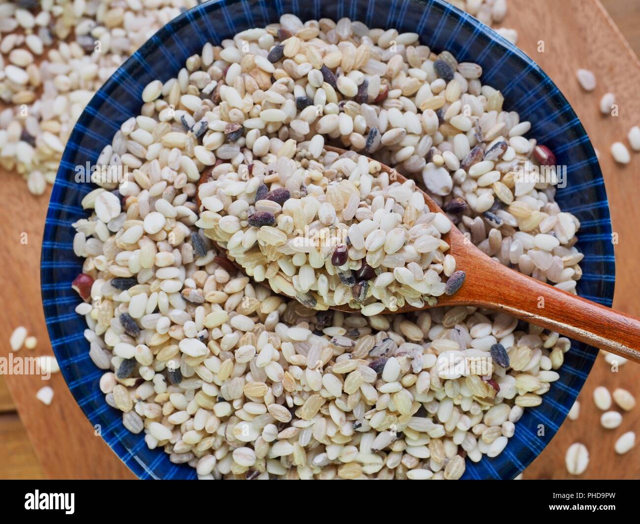 Asian Food Mixed Grain Stock Photo - Alamy