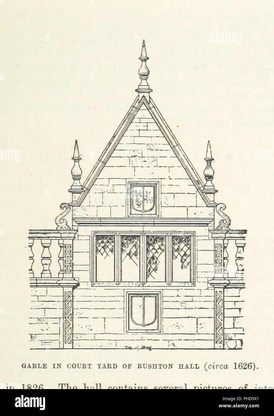 Image from page 31 of 'Rushton and its owners. The Hall . The Churches ...