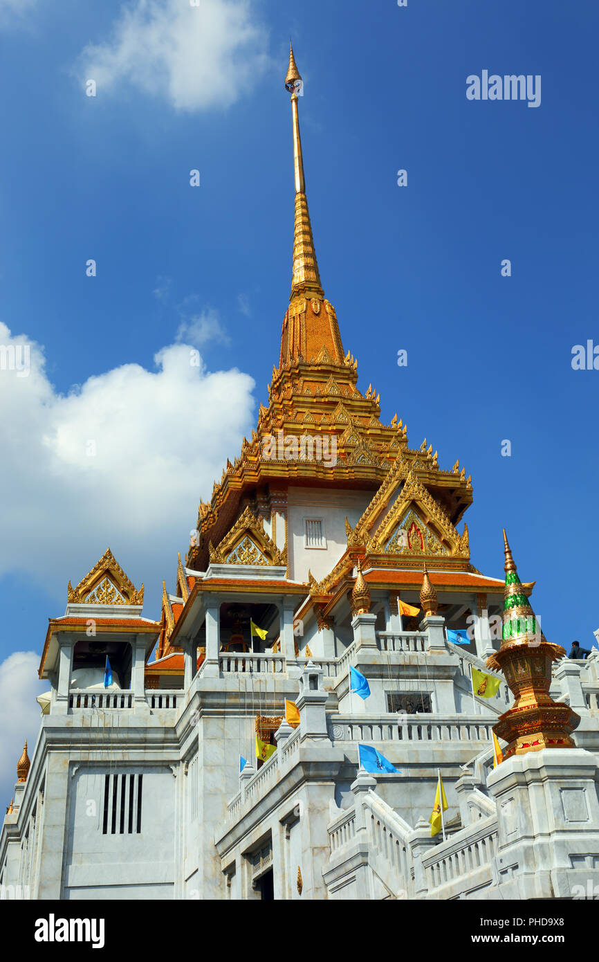 Wat Traimit - temple of Gold Buddha in Bangkok Stock Photo - Alamy