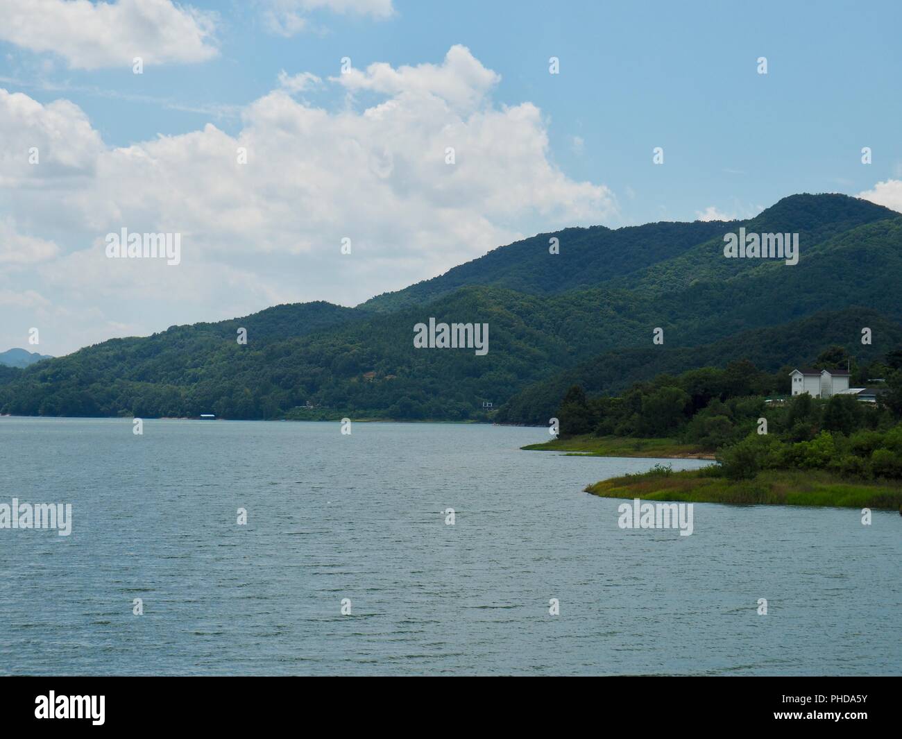 Scenery of Daecheong Lake in Cheongju City, South Korea Stock Photo - Alamy