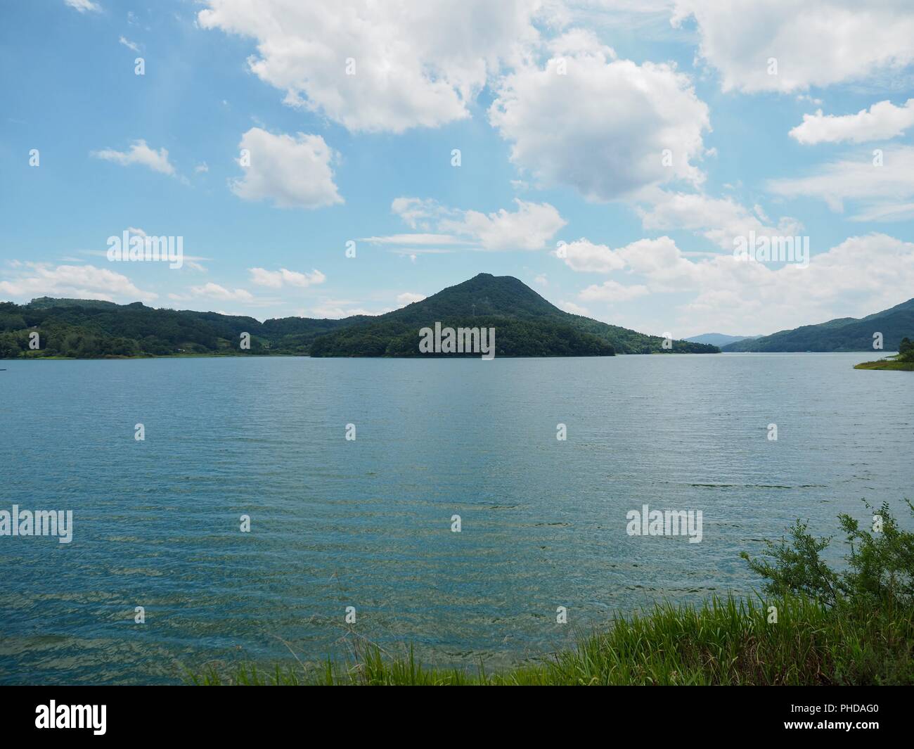 Scenery of Daecheong Lake in Cheongju City, South Korea Stock Photo - Alamy