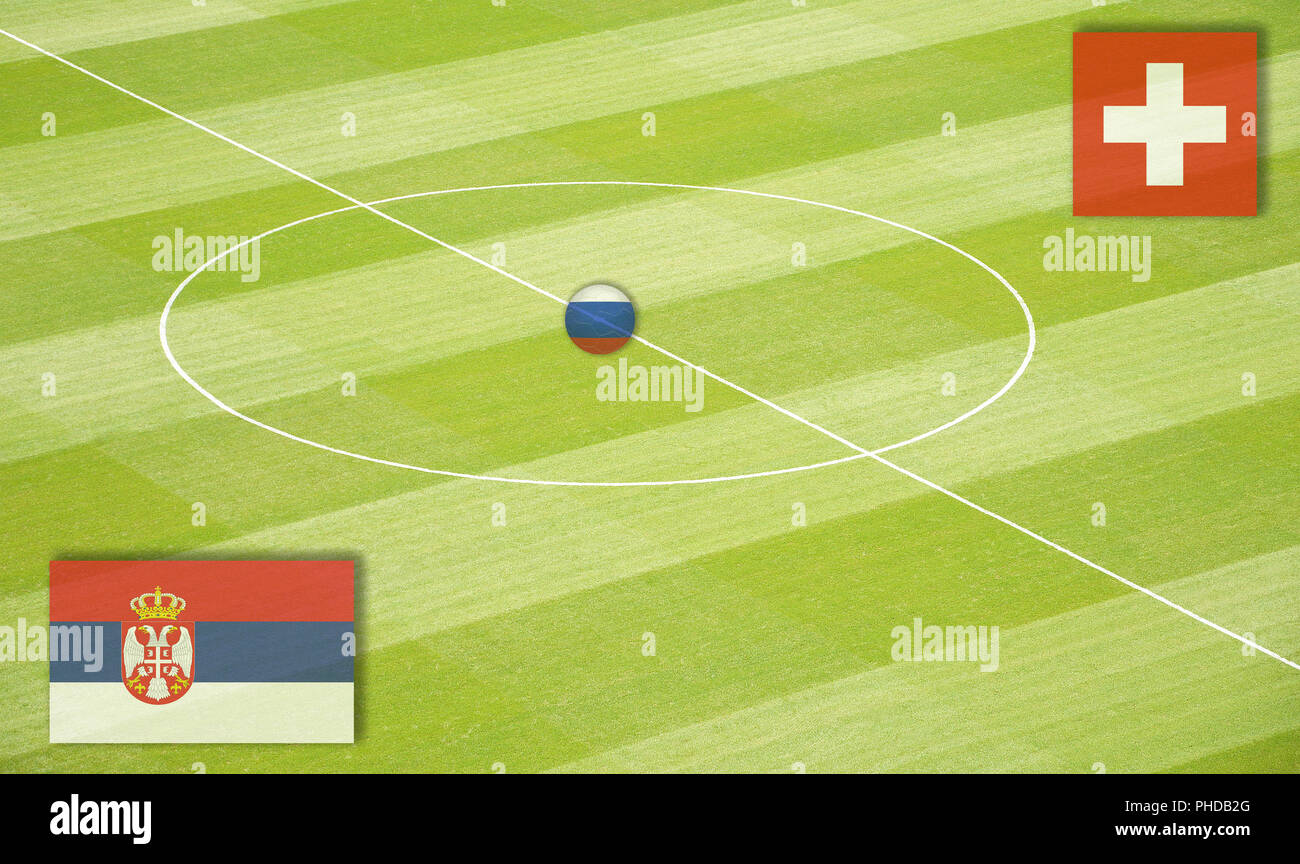 Serbia switzerland soccer hi-res stock photography and images - Alamy