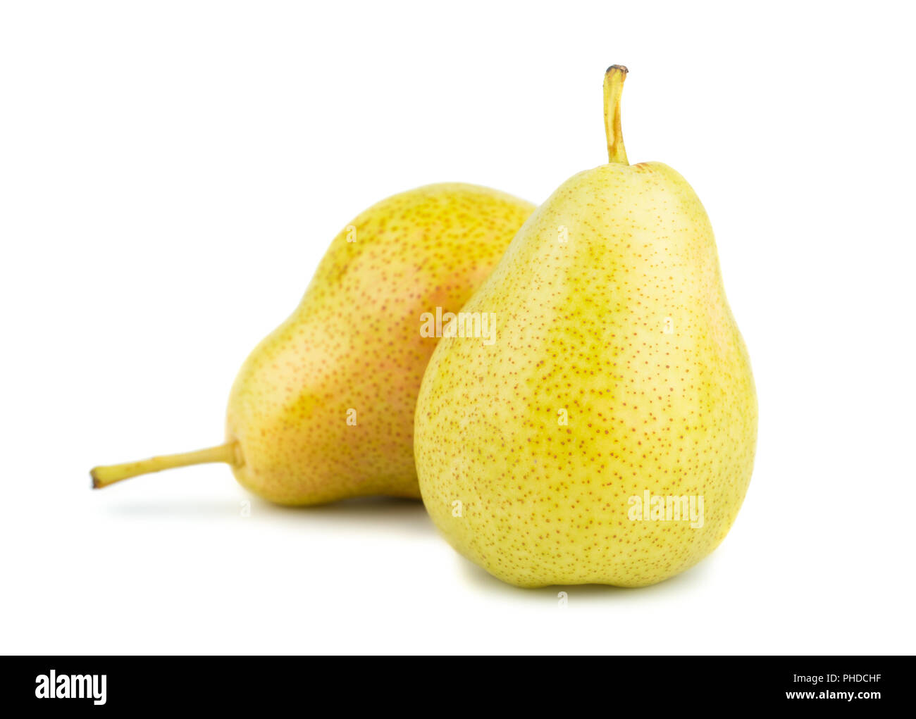 Two ripe yellow pears Stock Photo - Alamy