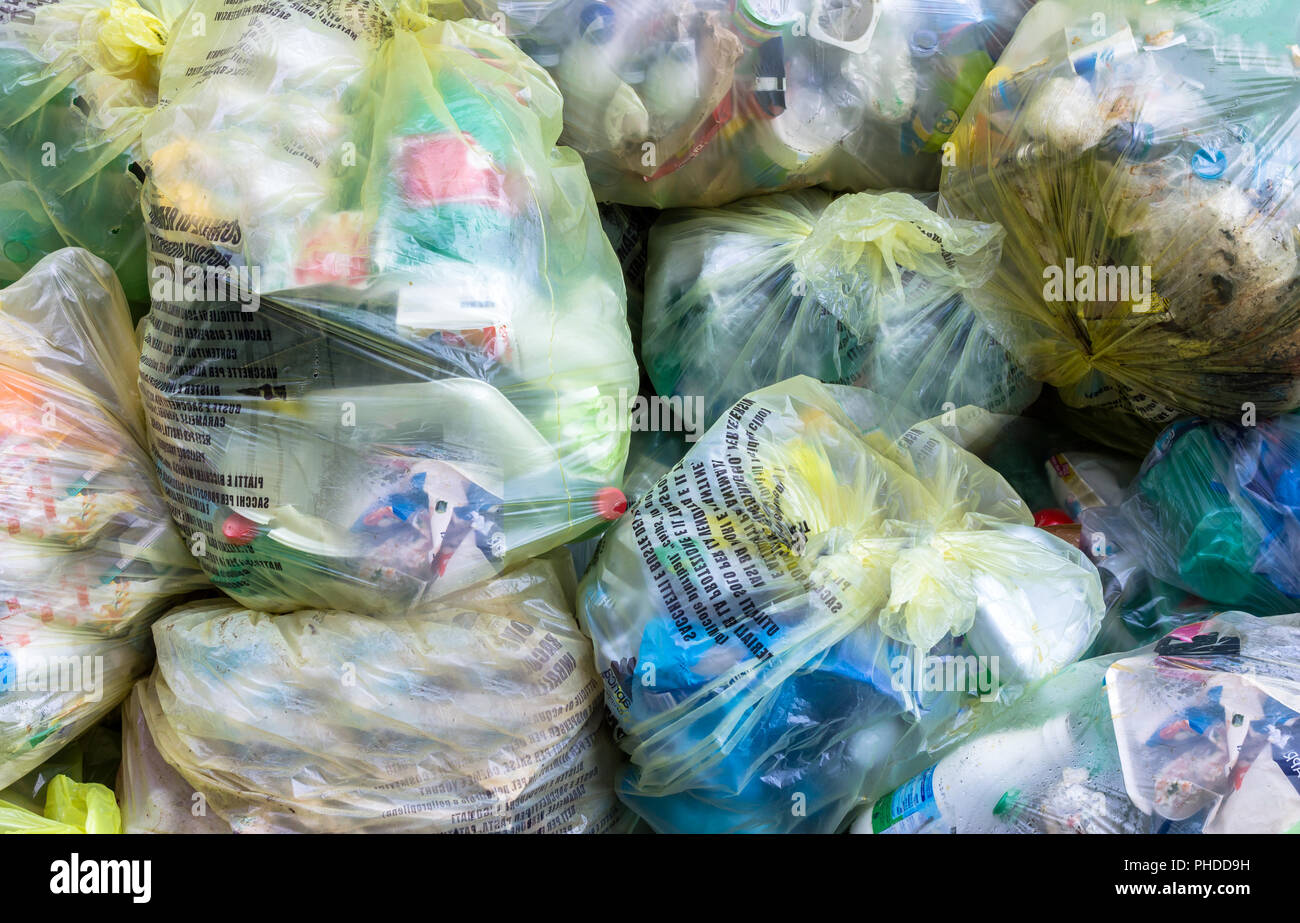 Pile of bin bags hi-res stock photography and images - Alamy