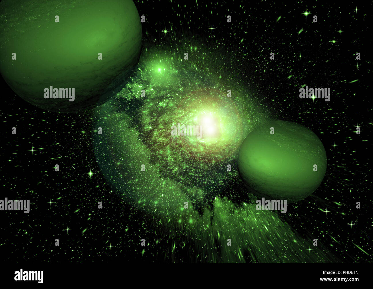 Stars, dust and gas nebula Stock Photo - Alamy
