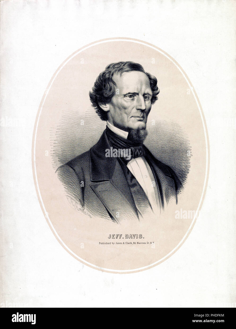 President Jefferson Davis Stock Photo - Alamy