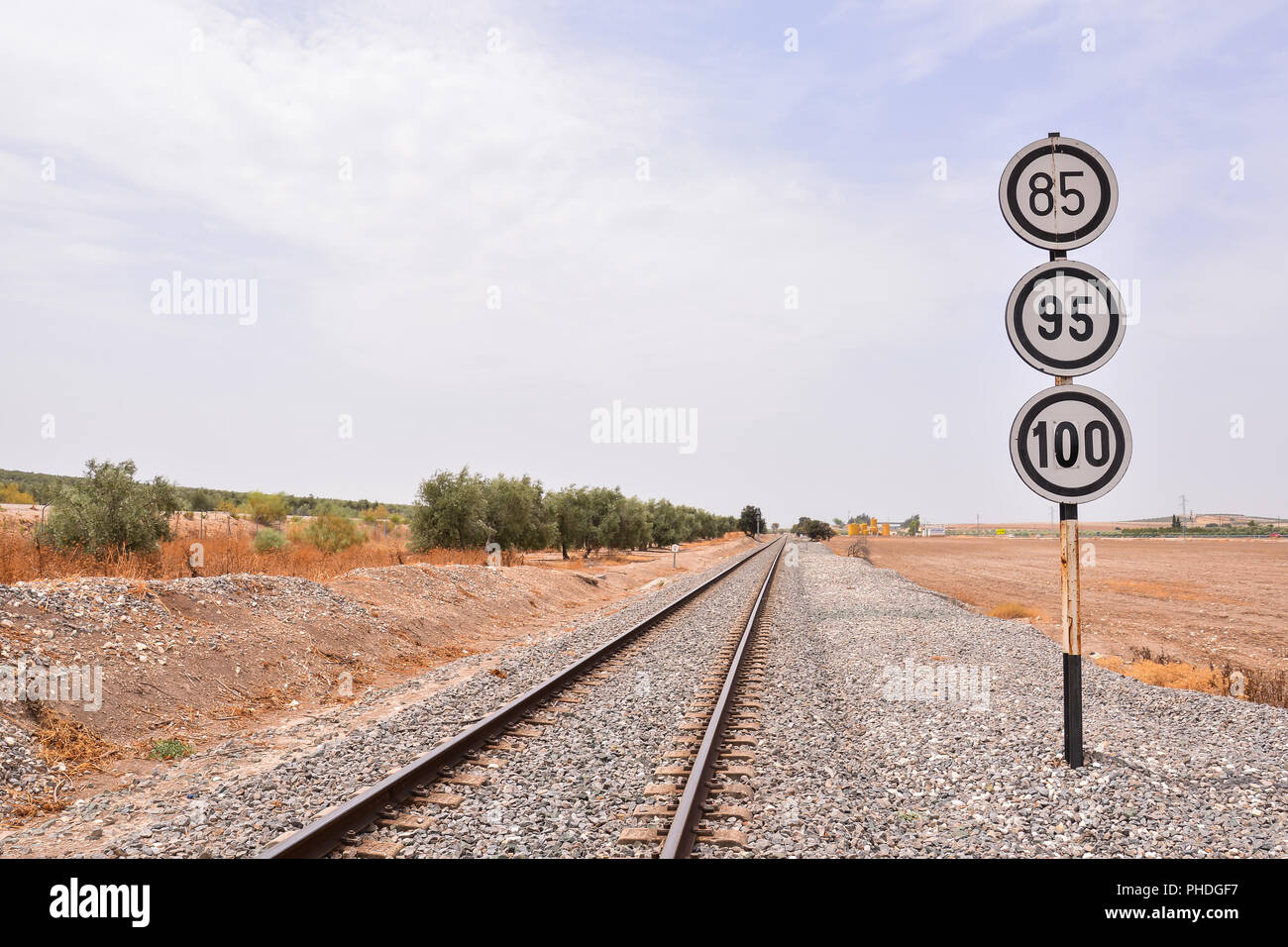 Train Rail Road Stock Photo - Alamy