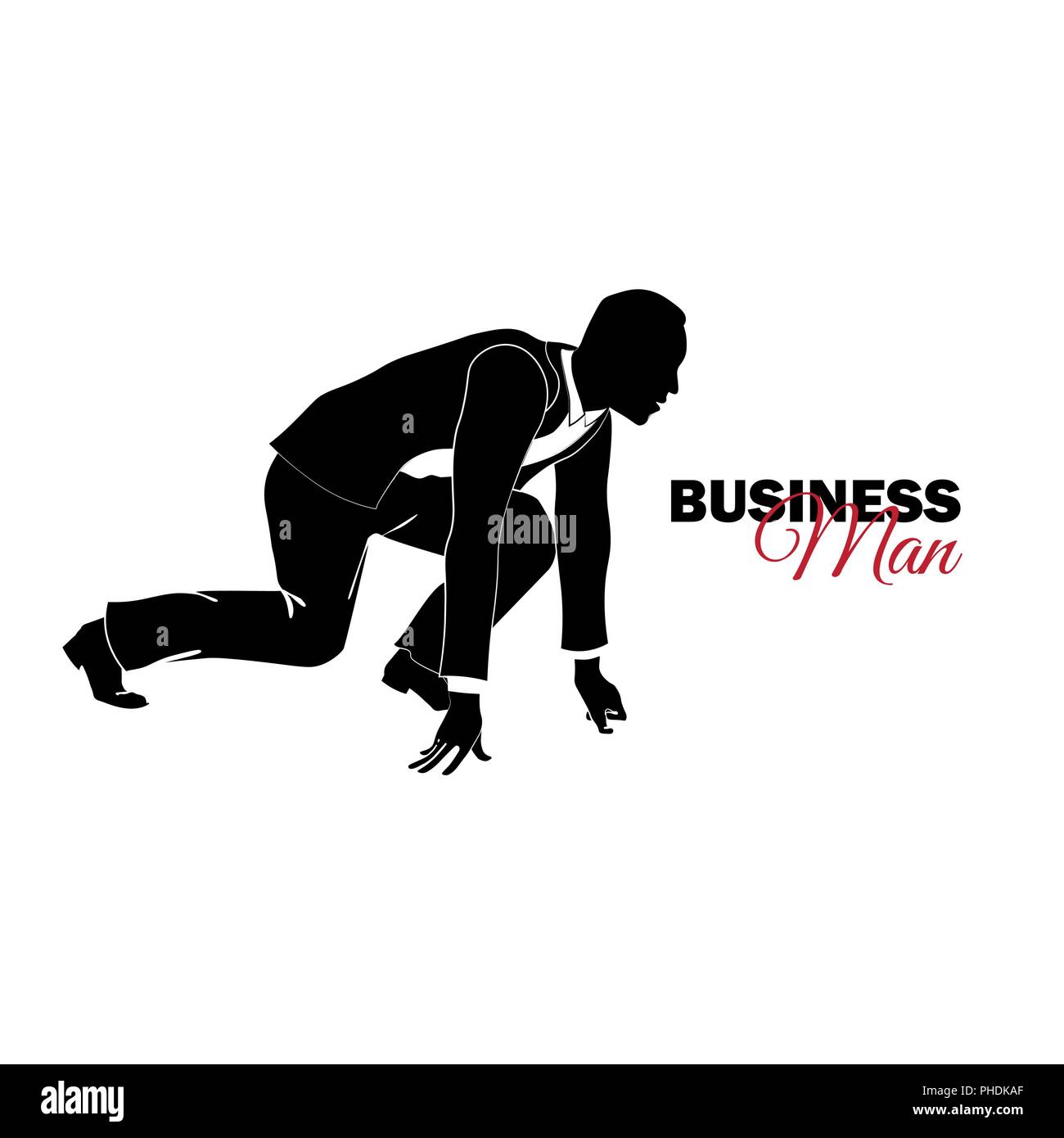 Manager silhouette Stock Vector Images - Alamy