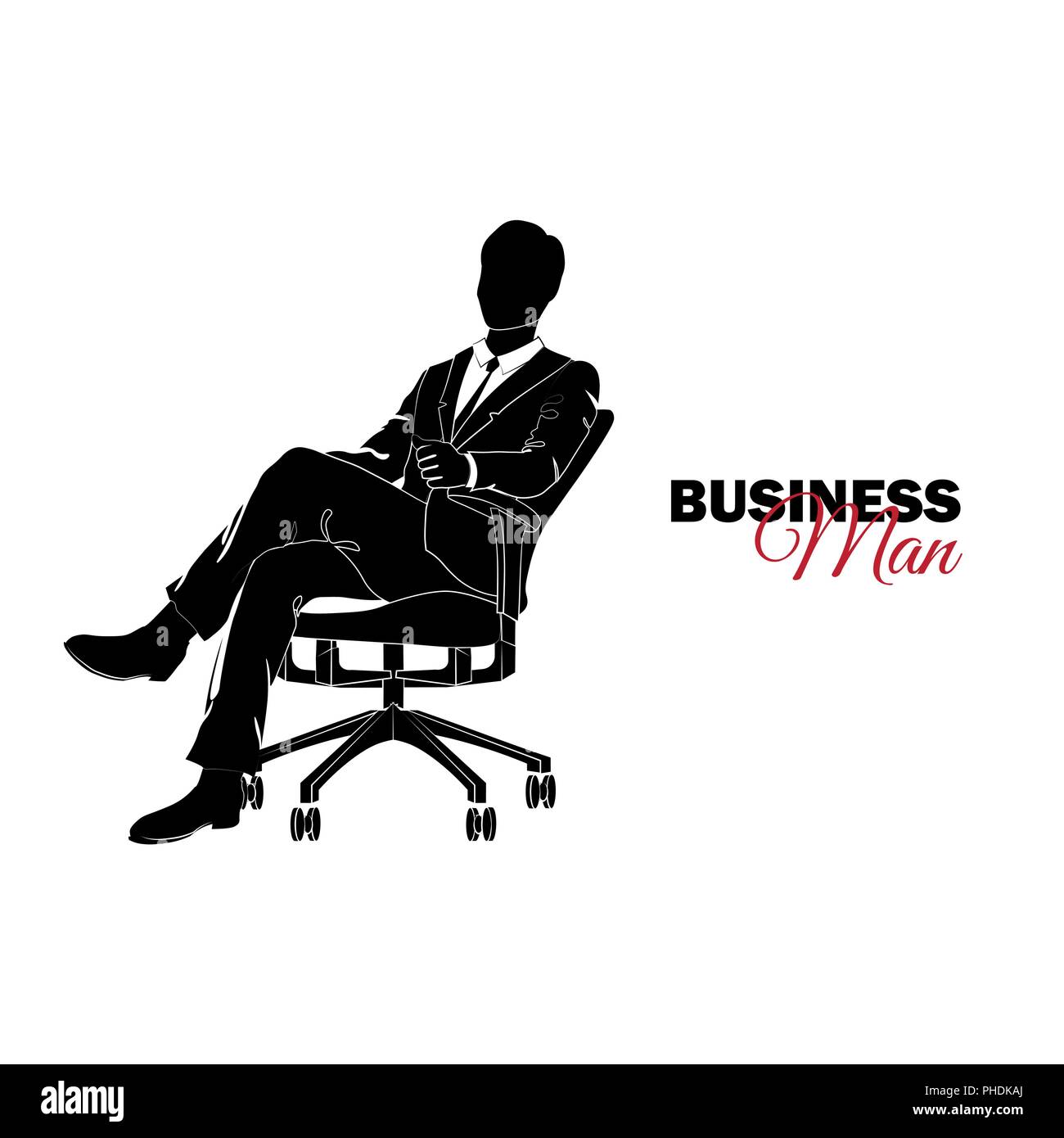 Businessman stick figure pictogram hi-res stock photography and images ...