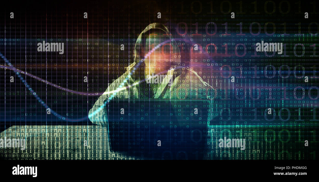 Data Theft and Fraud as a Digital Concept Abstract Stock Photo - Alamy