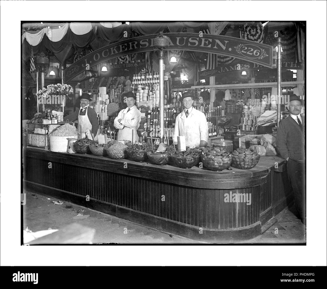 This photograph is an interior image of Center Market, in Washington DC ...