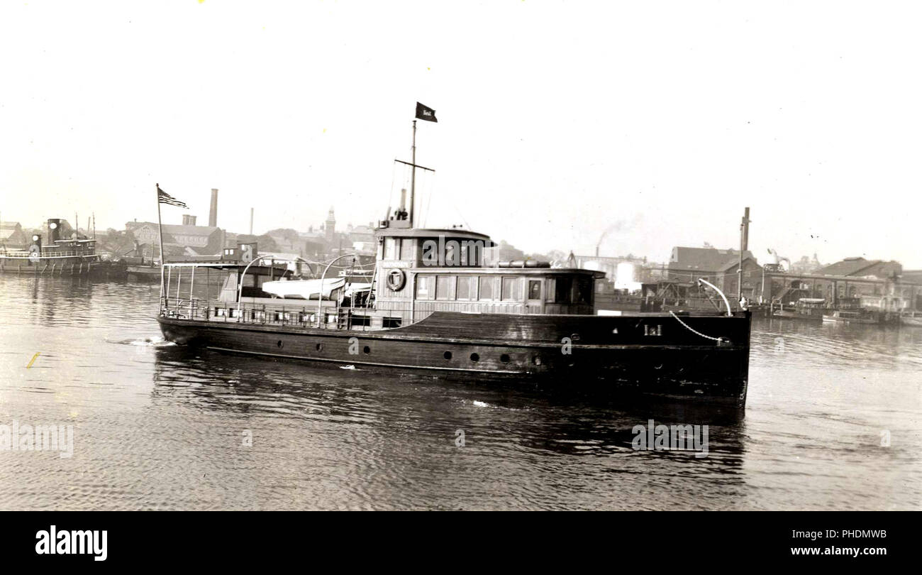 This photograph depicts a broadside view of the Monomoy at Fox Point in ...