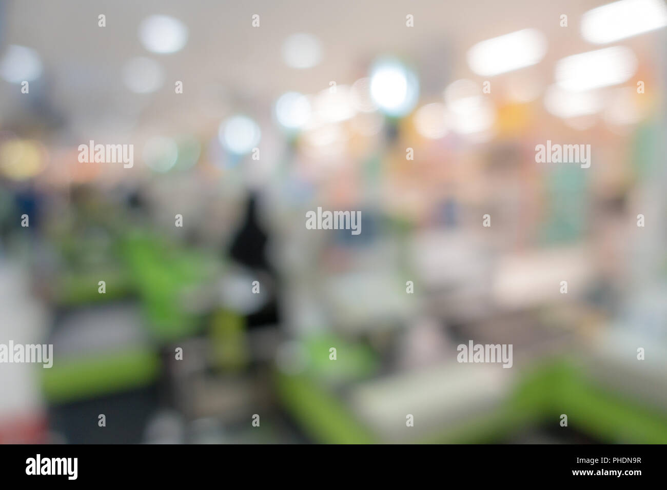 Blurred background : Supermarket Stock Photo - Alamy