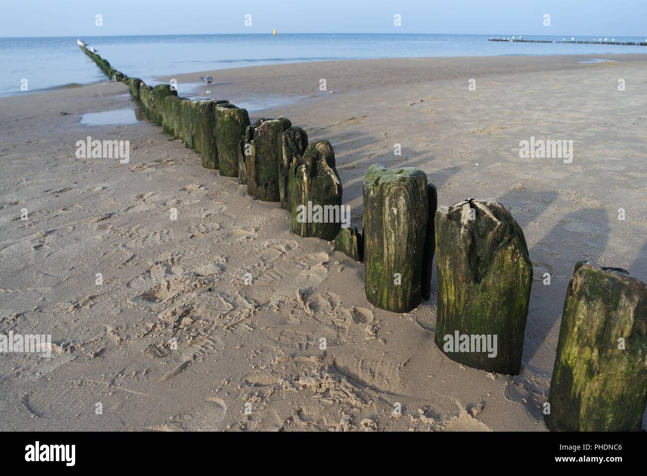 Sea groynes hi-res stock photography and images - Alamy
