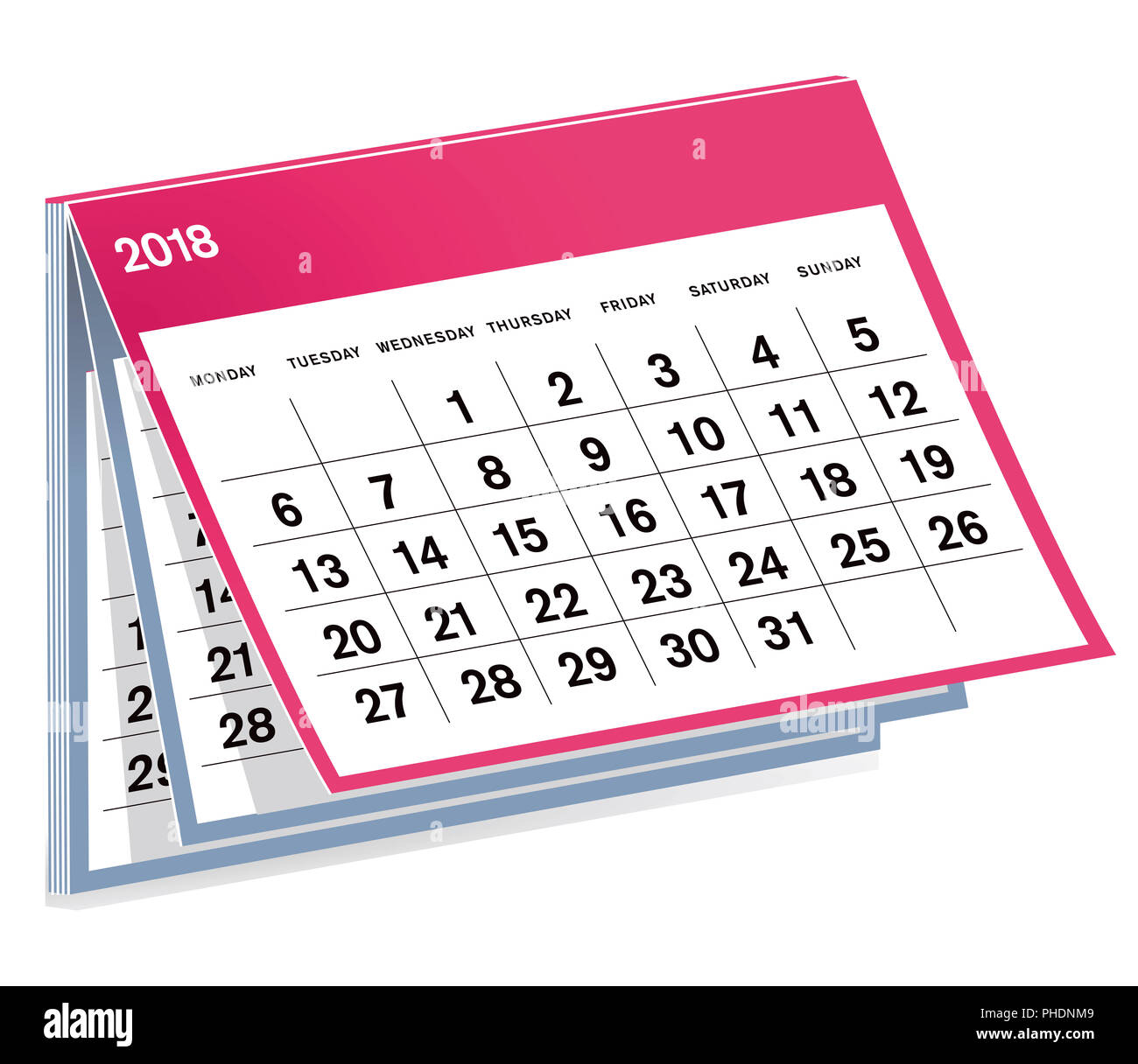 Calendar illustration hi-res stock photography and images - Alamy