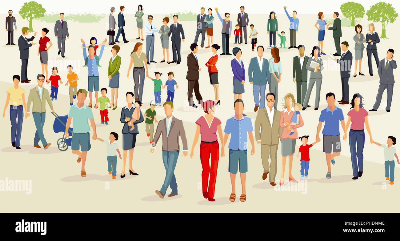 Crowd on square hi-res stock photography and images - Alamy