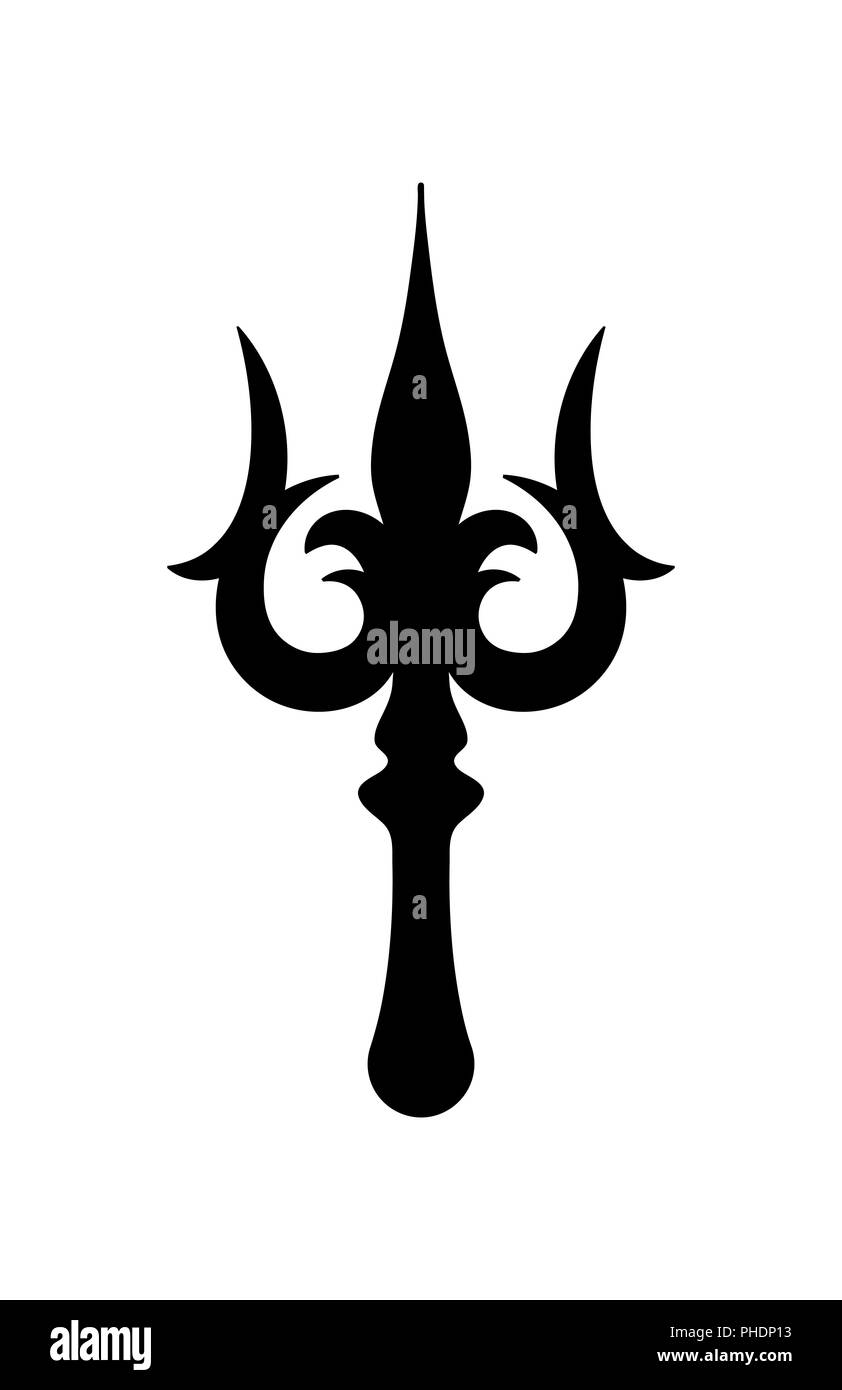Trishula (trident of god Shiva Stock Photo - Alamy