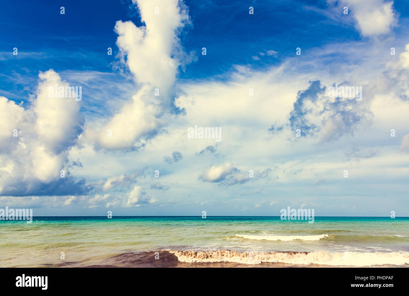 Magical paradise beach of the Caribbean sea Stock Photo - Alamy