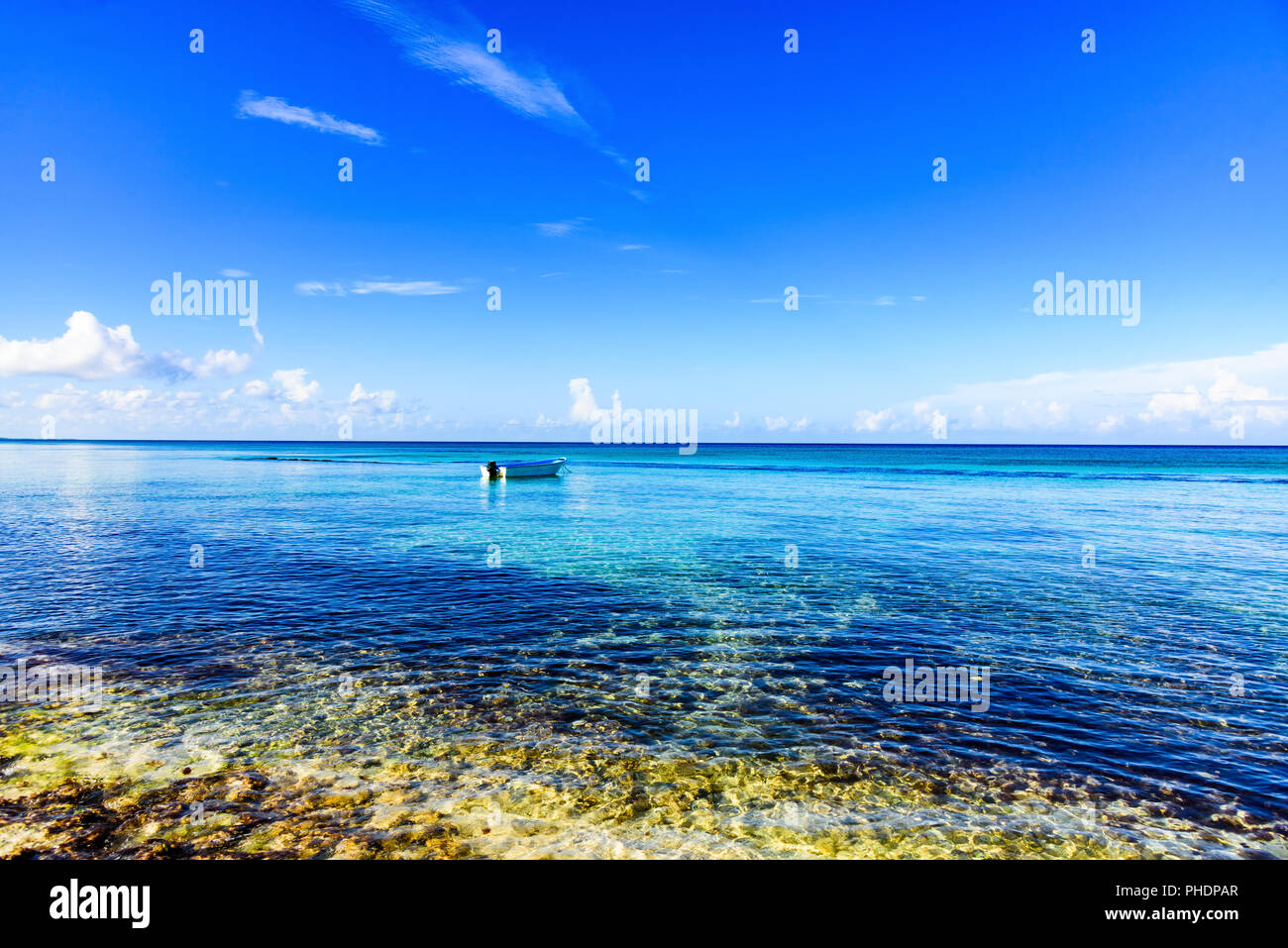 Magical paradise beach of the Caribbean sea Stock Photo - Alamy