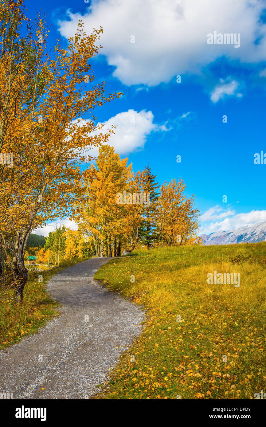 Autumn in Canmore Stock Photo - Alamy