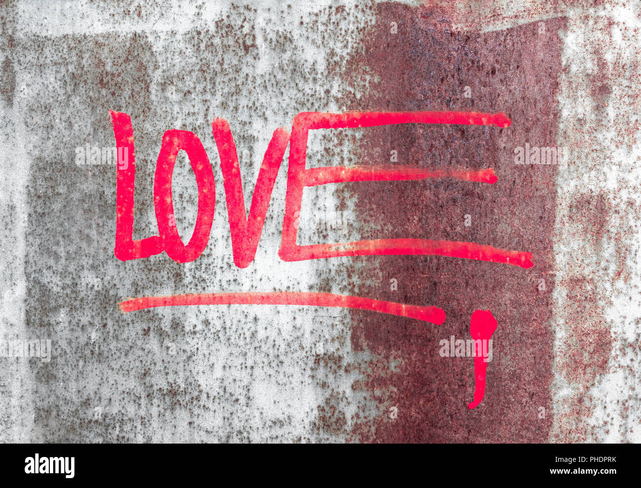 Painted love hi-res stock photography and images - Alamy