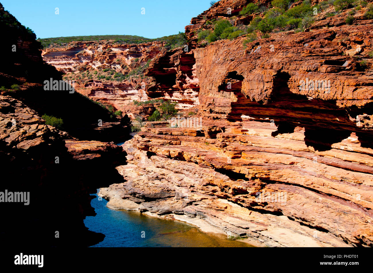 Murchison River Gorge - Kalbarri - Australia Stock Photo - Alamy