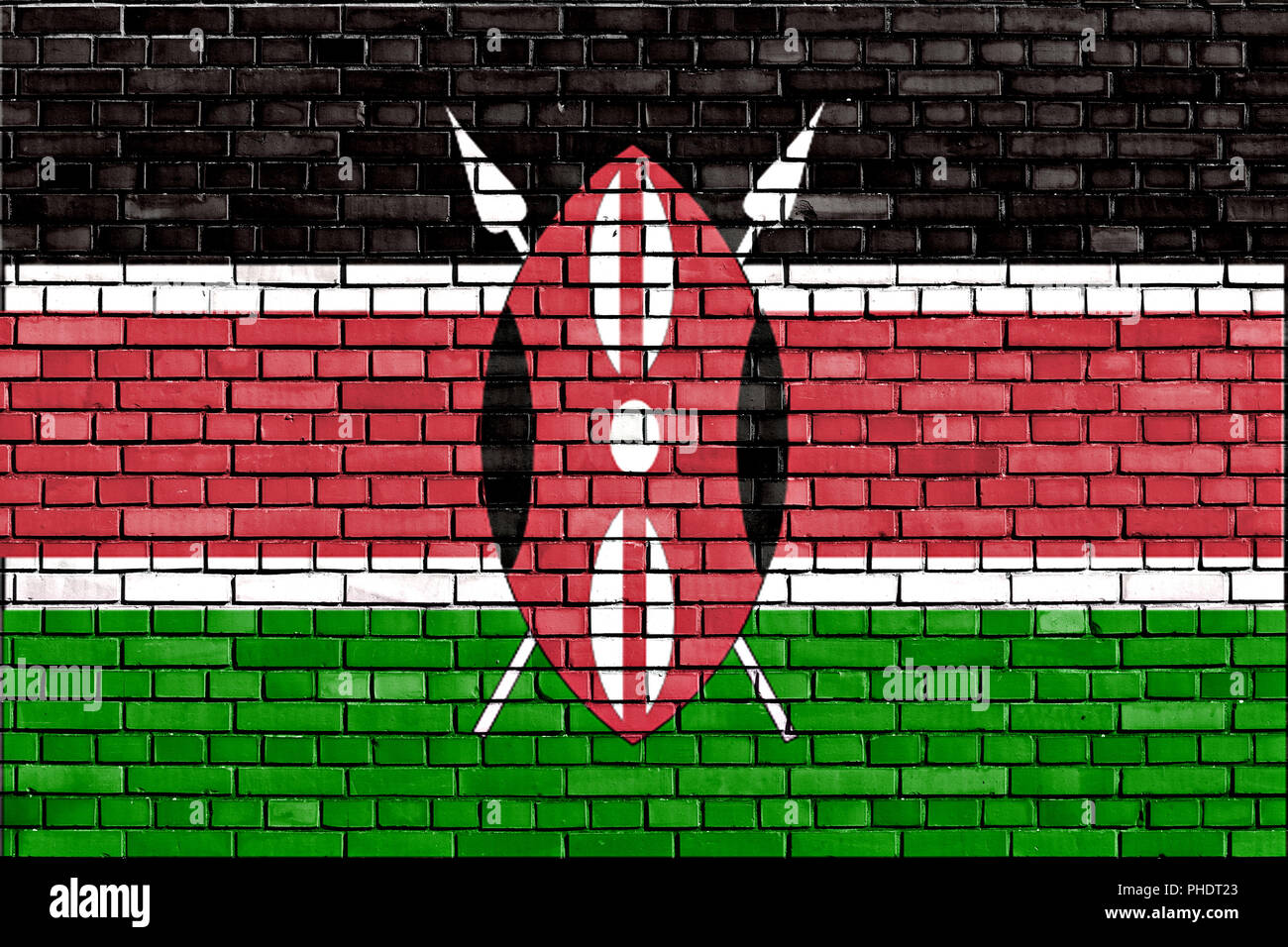 National flag kenya hi-res stock photography and images - Alamy
