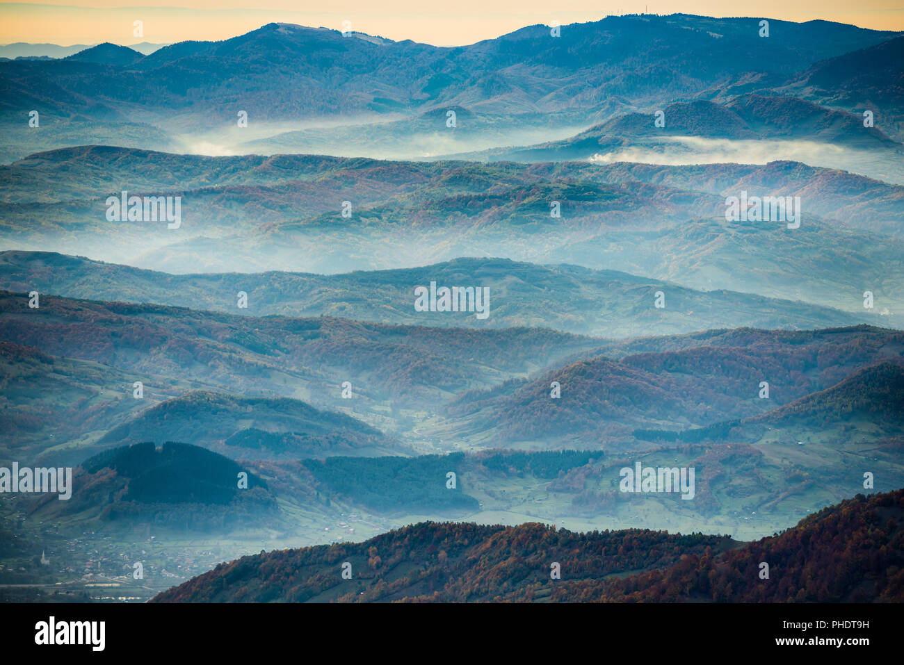 Range of blue mountains Stock Photo - Alamy