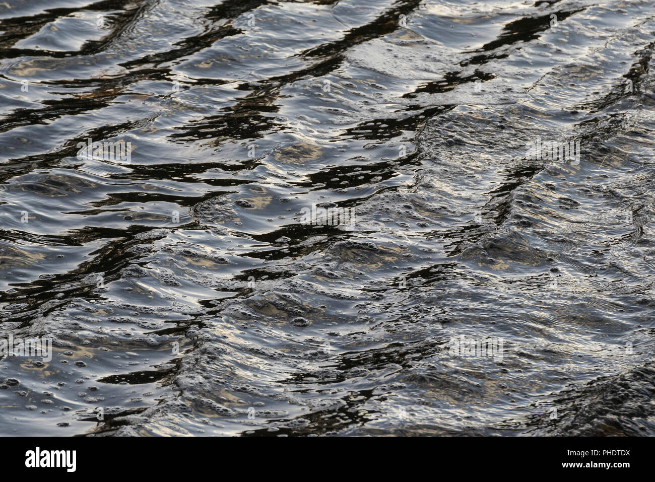 Waves in the surface of the water Stock Photo - Alamy