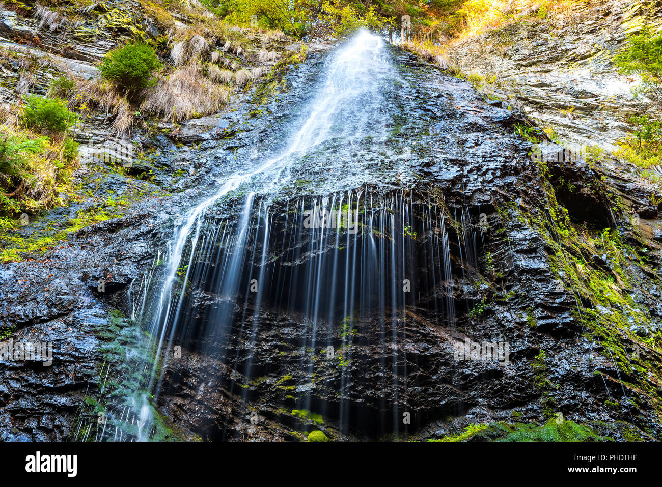 Waterfall in wild nature hi-res stock photography and images - Alamy