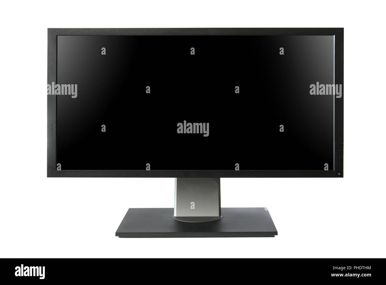 Wide lcd monitor with empty screen Stock Photo - Alamy