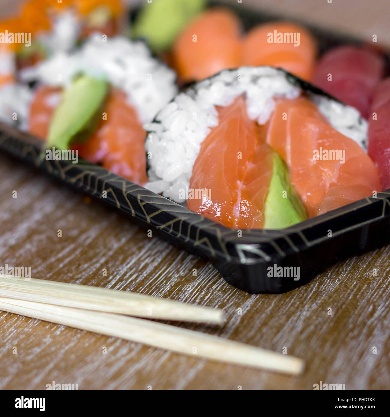 Japanese seafood sushi Stock Photo - Alamy
