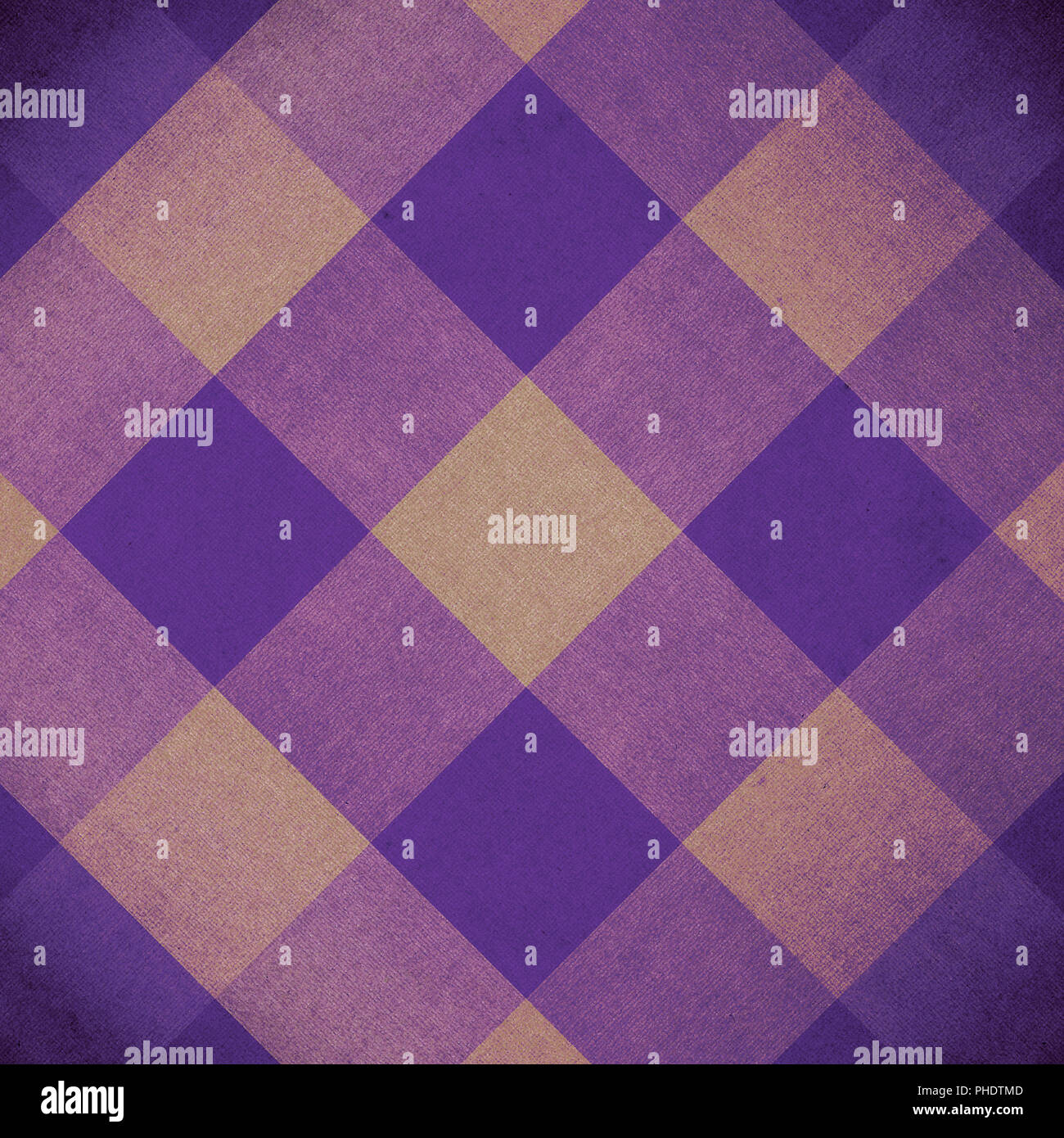 Vintage yellow and violet diamond pattern Stock Photo - Alamy