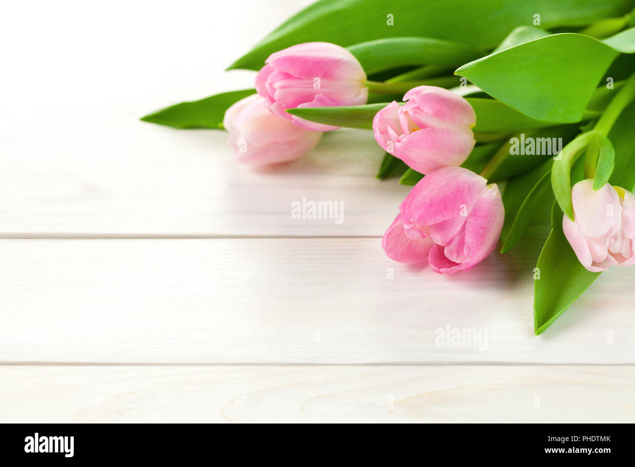 Spring Background with Tulip Flowers Stock Photo - Alamy