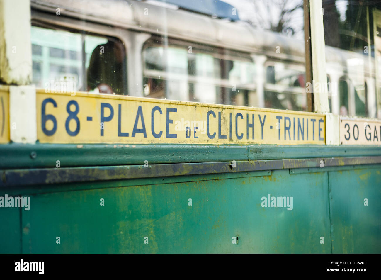 Old tram design hi-res stock photography and images - Alamy