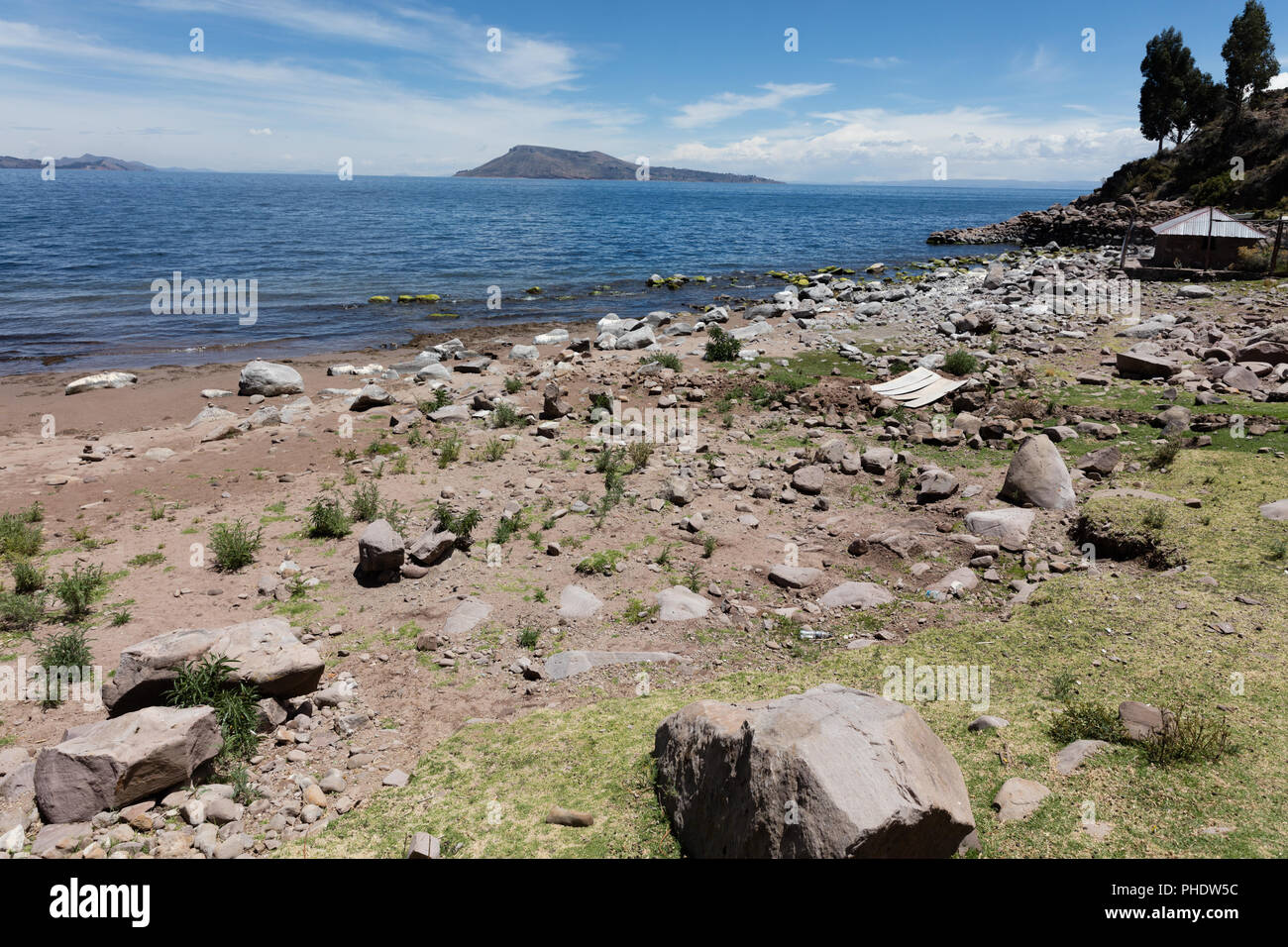 Native south america taquile hi-res stock photography and images - Alamy