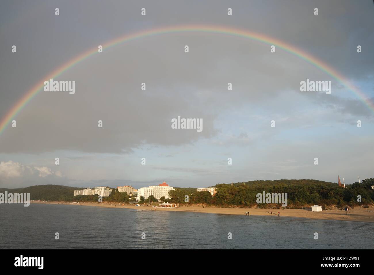 Rainbow on sea hi-res stock photography and images - Alamy
