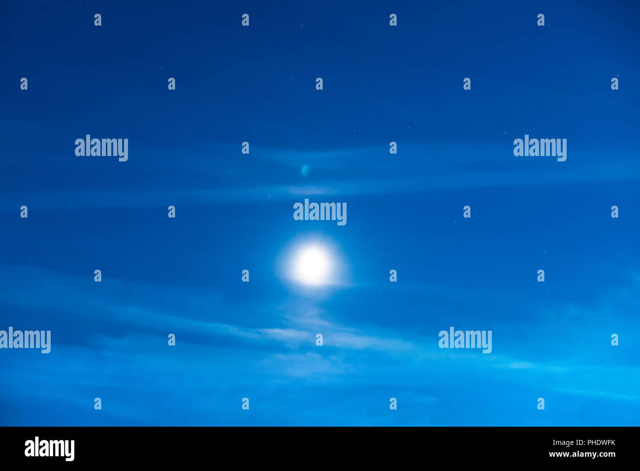 Blue night cloud hi-res stock photography and images - Alamy