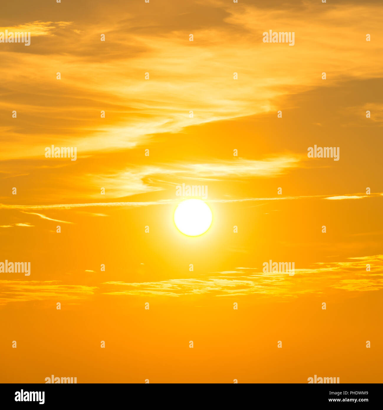 Beautiful yellow orange clouds in hi-res stock photography and images ...