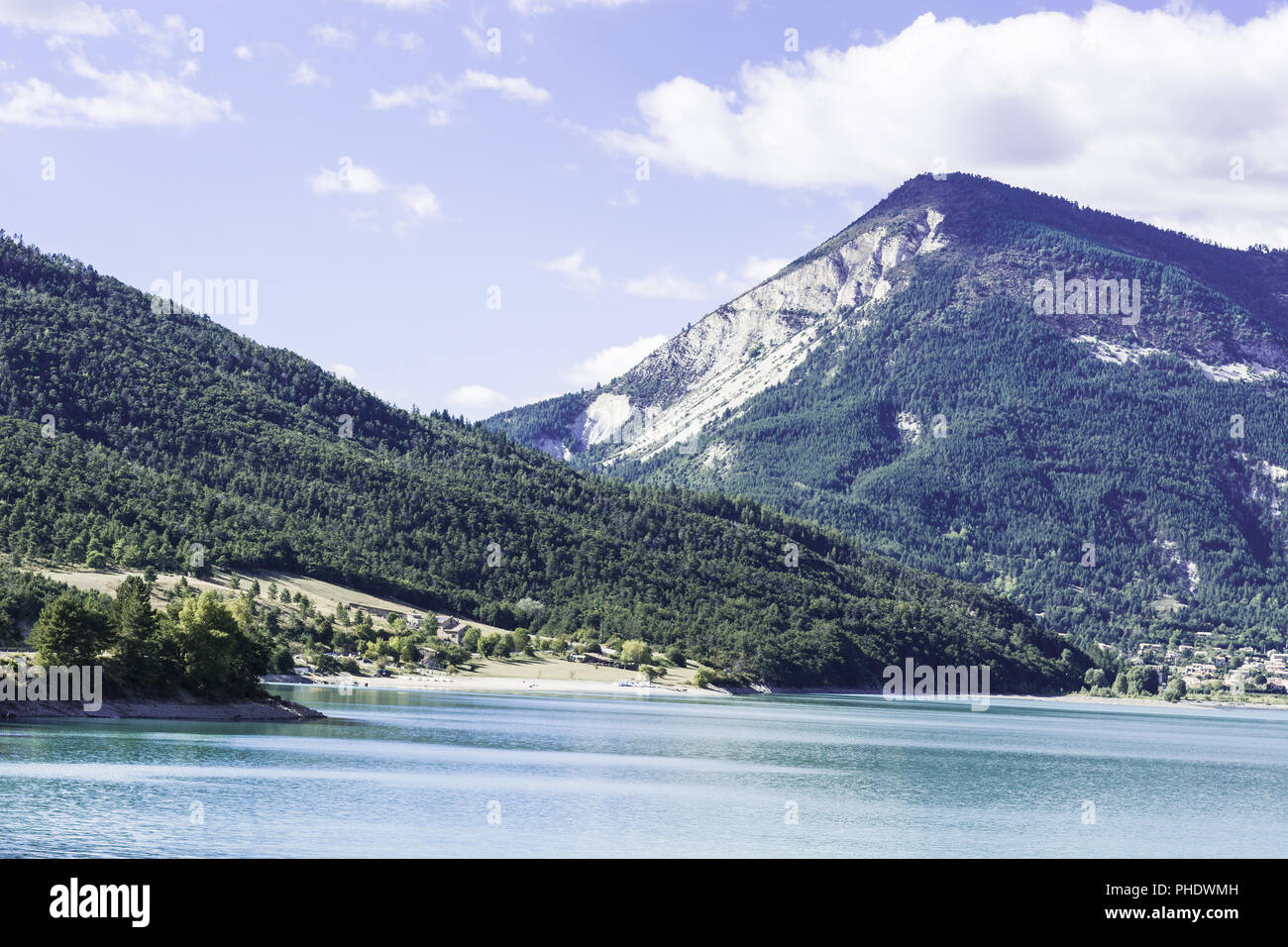 Lake Castillon in France Stock Photo - Alamy
